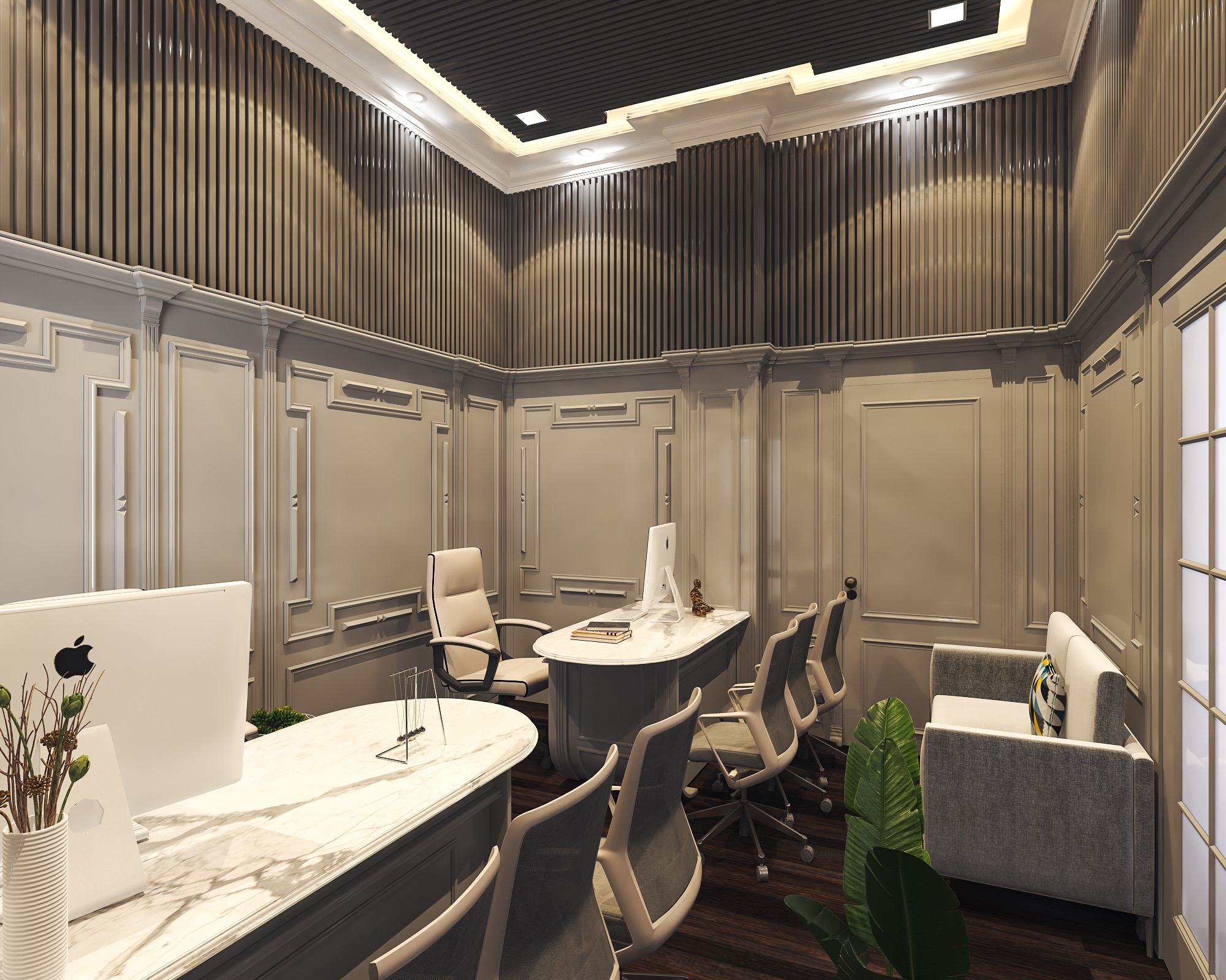 Bespoke Interior Design of Office Bay Area - Designer's Panache